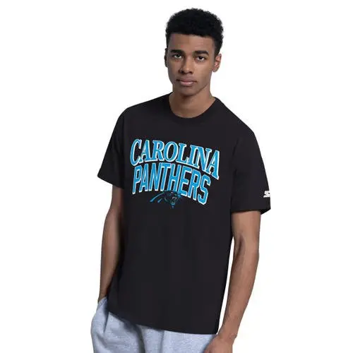 STARTER Gray Carolina Panthers Two-pack Logo T-shirt Set