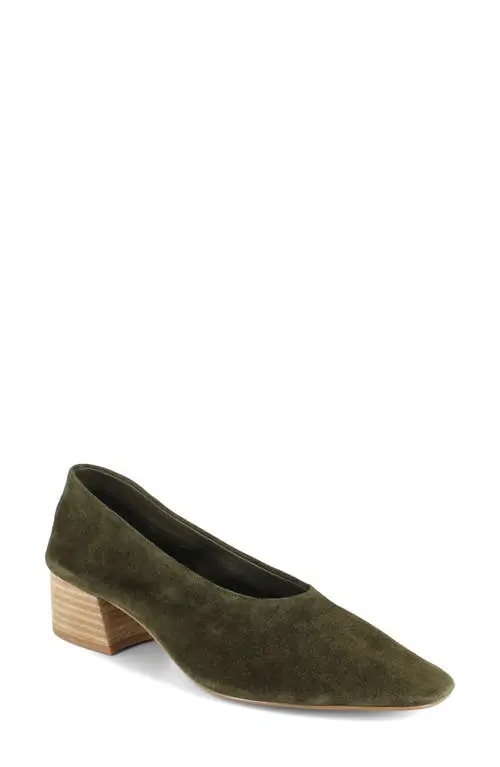 Splendid Olivia Leather Pump - Olive