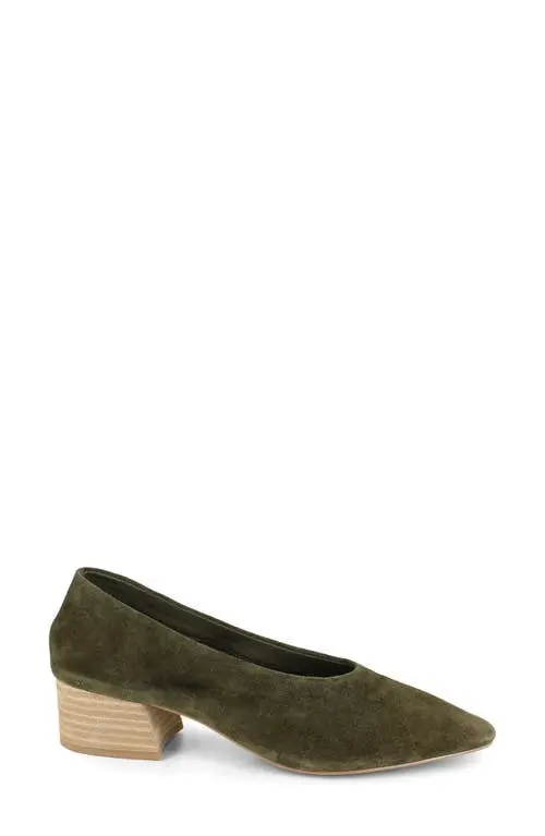 Splendid Olivia Leather Pump - Olive