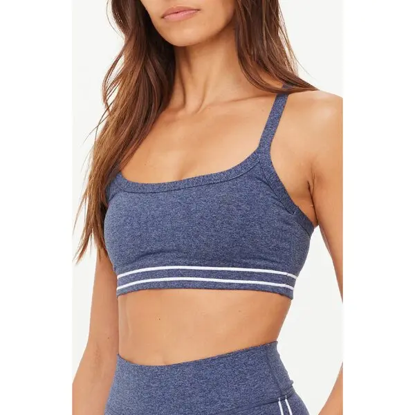 The Upside Bowery Baxter T-back Sports Bra - Blue