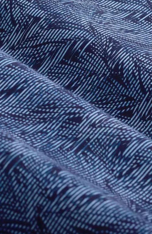 Bugatchi Miles Ooohcotton® Print Short Sleeve Button-up Shirt