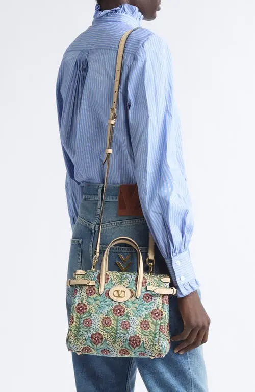 Valentino Garavani Small Antibes Tess Tapestry Tote