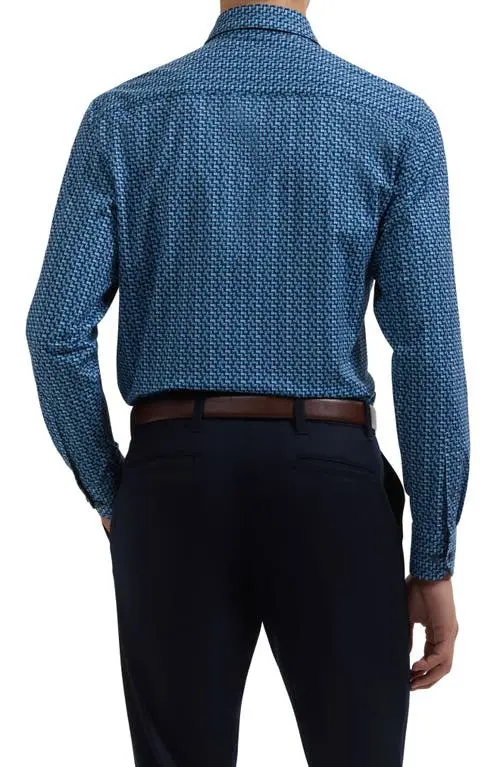 Bugatchi James Ooohcotton Print Shirt