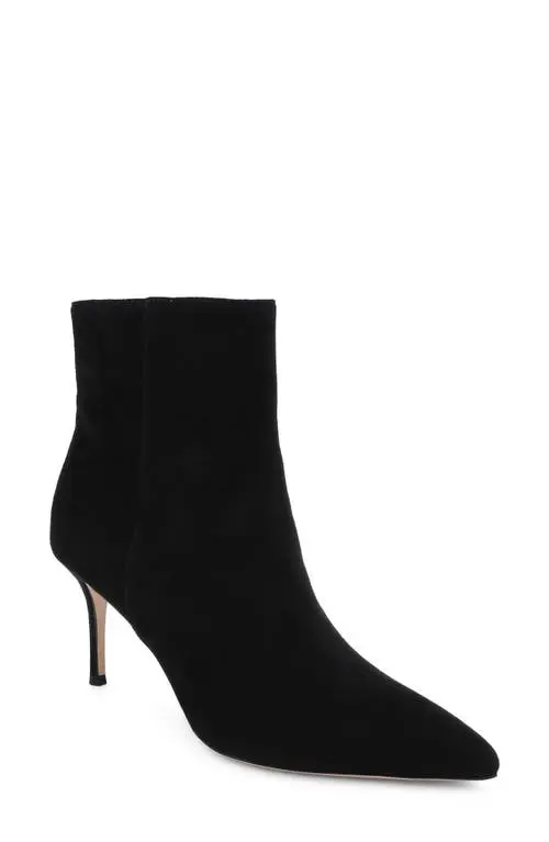 L'Agence Houston Bootie - Black Suede