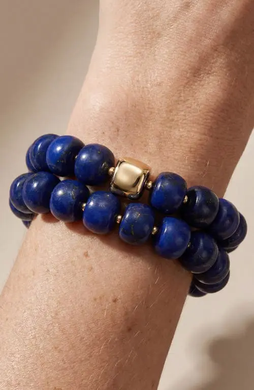 Ettika Lazuli Power Bead Bracelet Stack