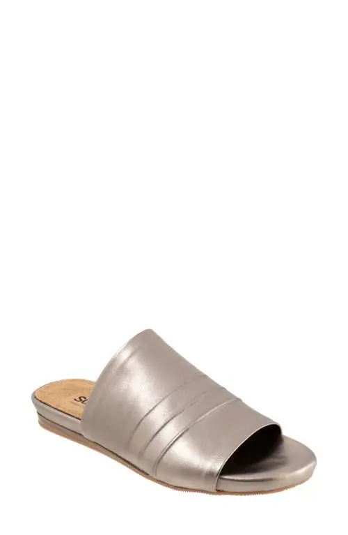 Softwalk Camano 2.0 Slide Sandal - Pewter