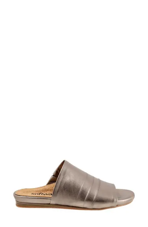 Softwalk Camano 2.0 Slide Sandal - Pewter