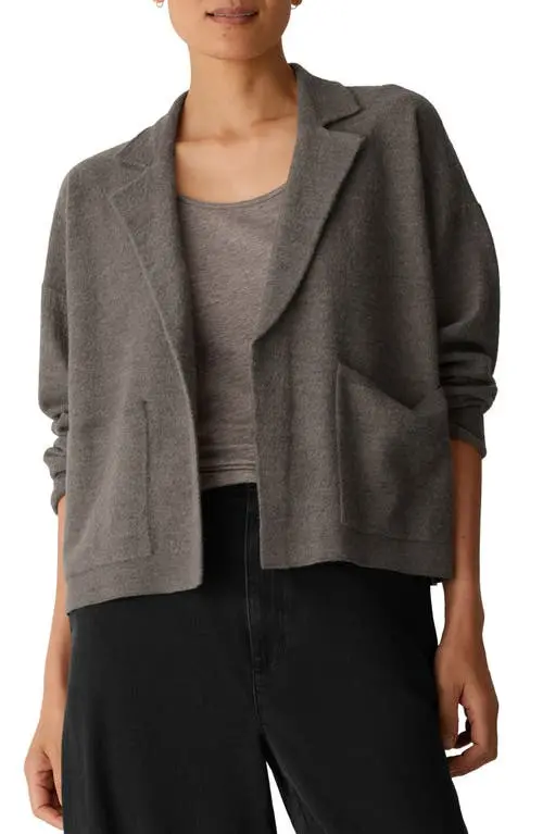 Eileen Fisher Notch Collar Cardigan