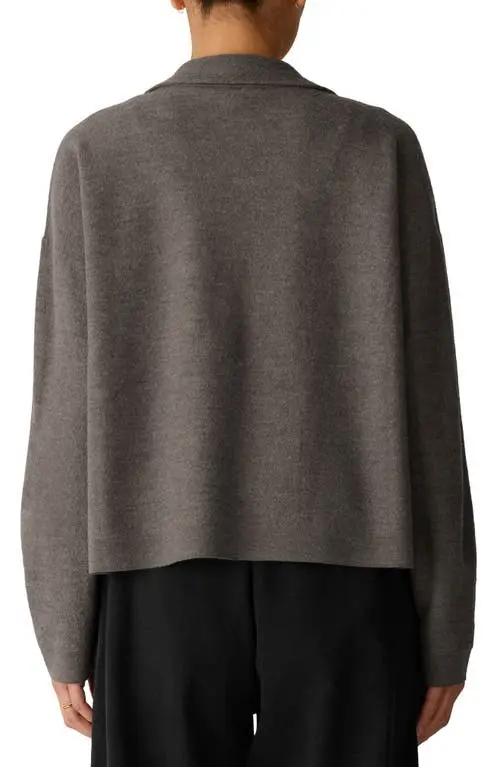 Eileen Fisher Notch Collar Cardigan