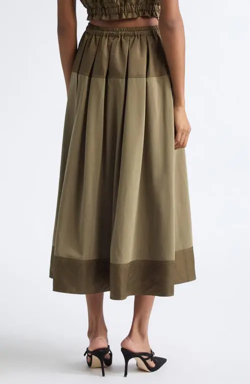 Cinq À Sept Elisabetta Satin Trim Skirt
