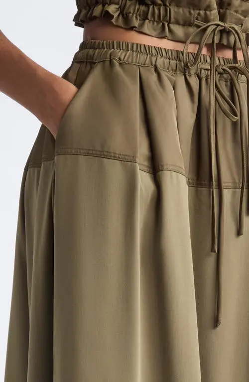 Cinq À Sept Elisabetta Satin Trim Skirt
