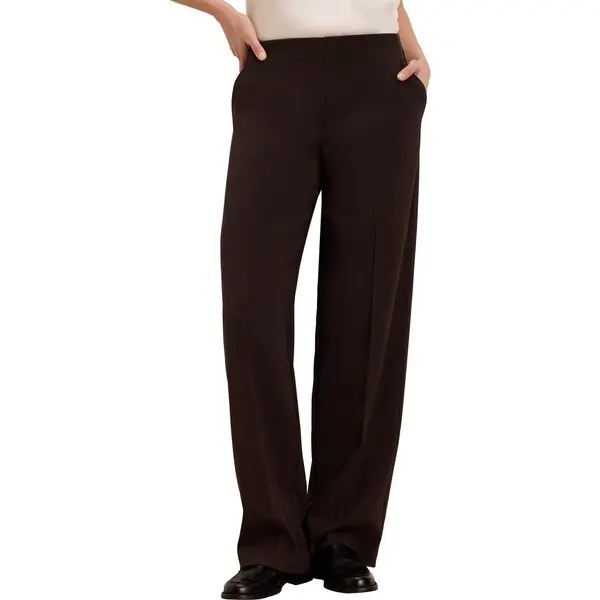 NIC+ZOE Lenox Wide Leg Stretch Twill Pants