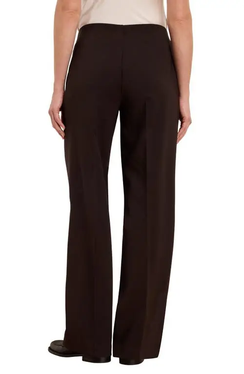NIC+ZOE Lenox Wide Leg Stretch Twill Pants