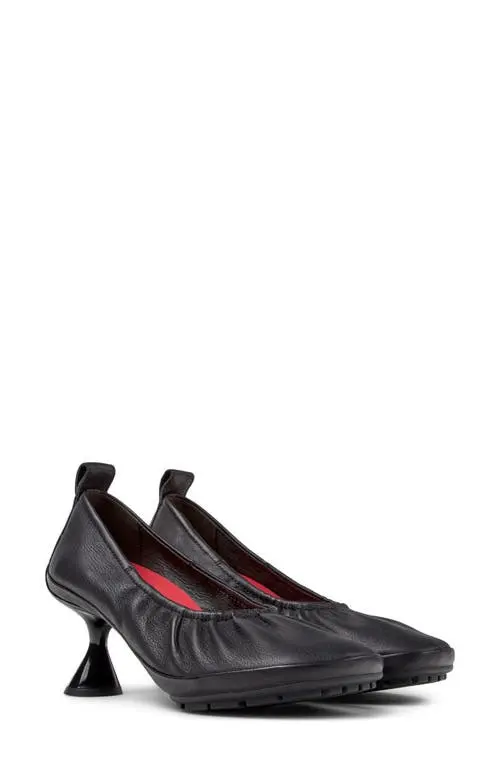 Camper Right Nina Leather Pump - Black