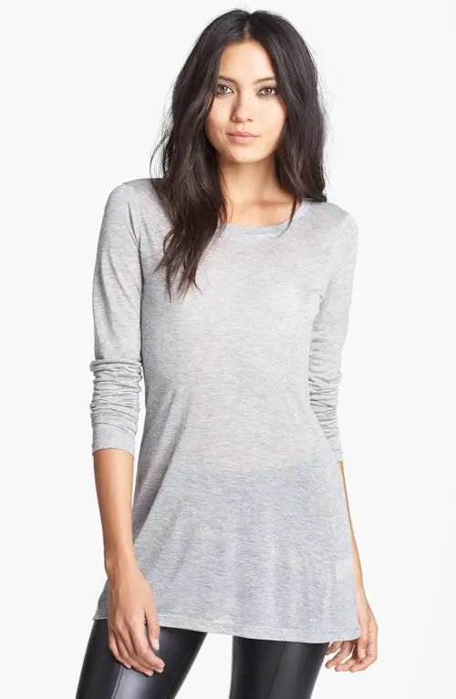 Leith Long Sleeve Sheer Tunic