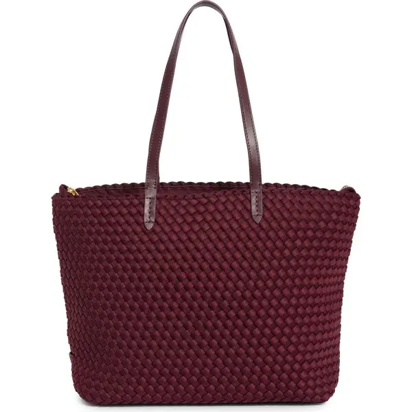 NAGHEDI Jetsetter Small Tote - Bordeaux