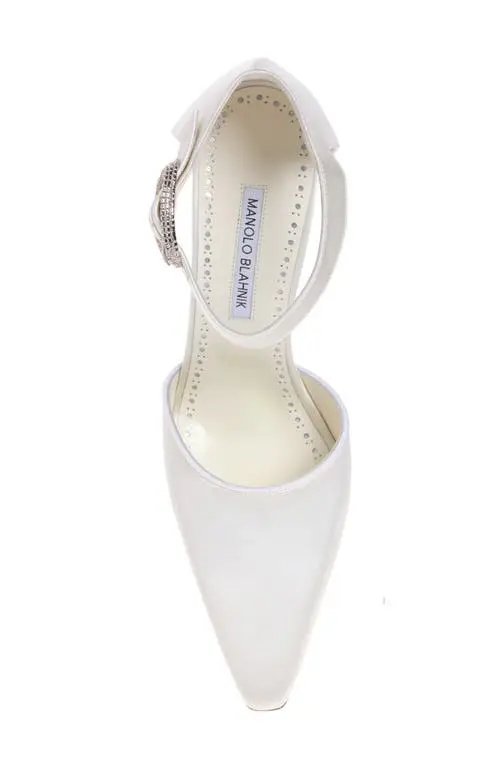 Manolo Blahnik Zutonpla Ankle Strap Pump