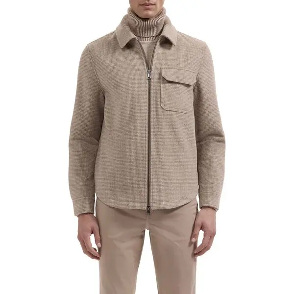 Bugatchi Wool Blend Shirt Jacket