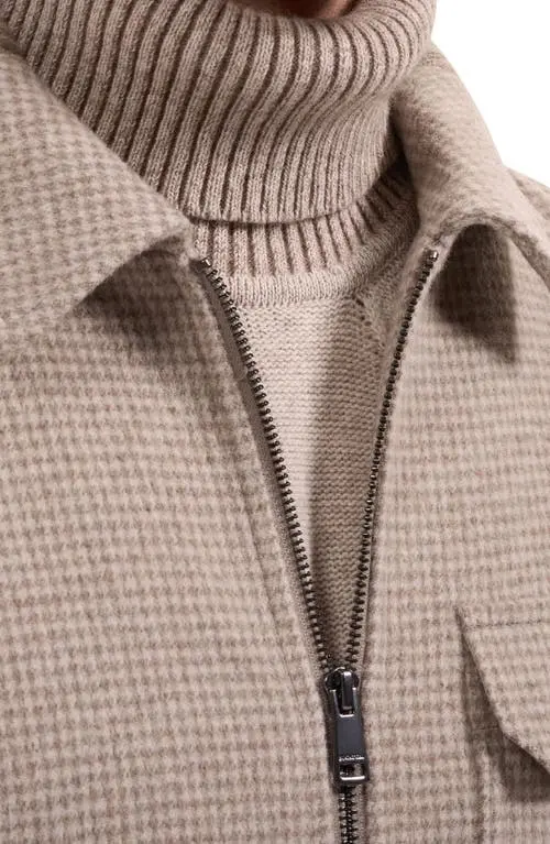 Bugatchi Wool Blend Shirt Jacket