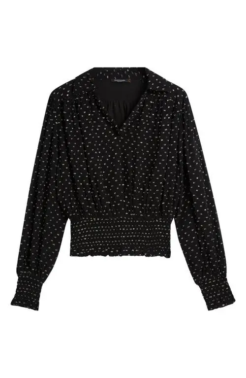 Scotch & Soda Fil Coupé Smocked Top