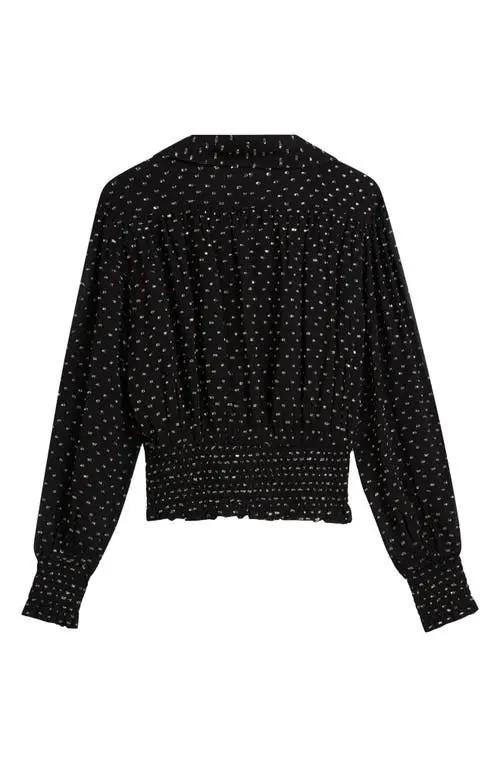 Scotch & Soda Fil Coupé Smocked Top