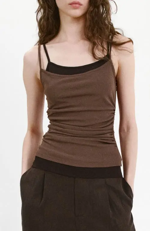Mango Double-layered Draped Top