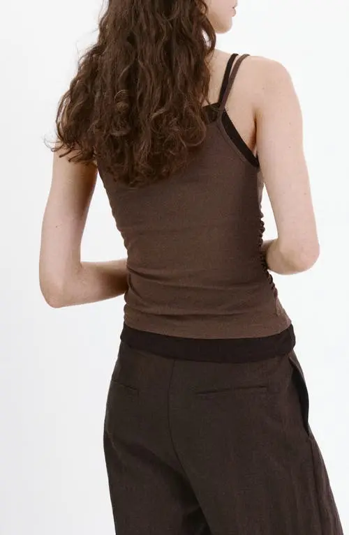 Mango Double-layered Draped Top