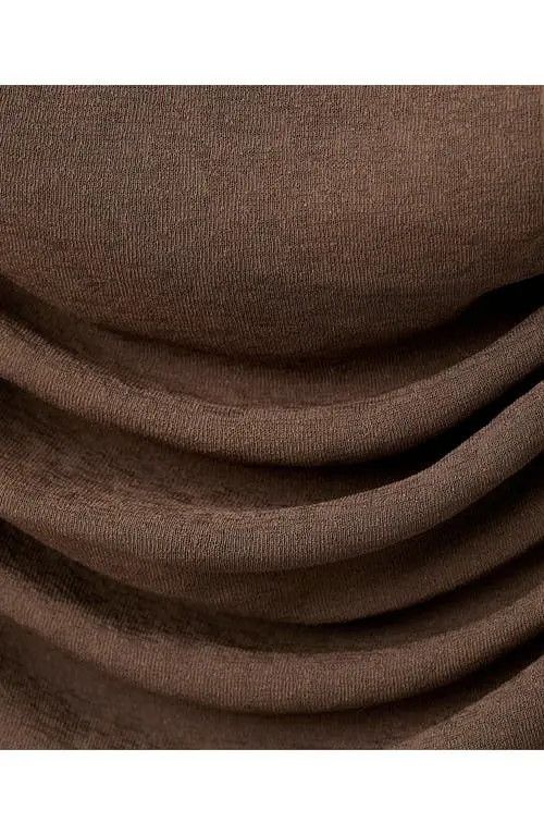 Mango Double-layered Draped Top