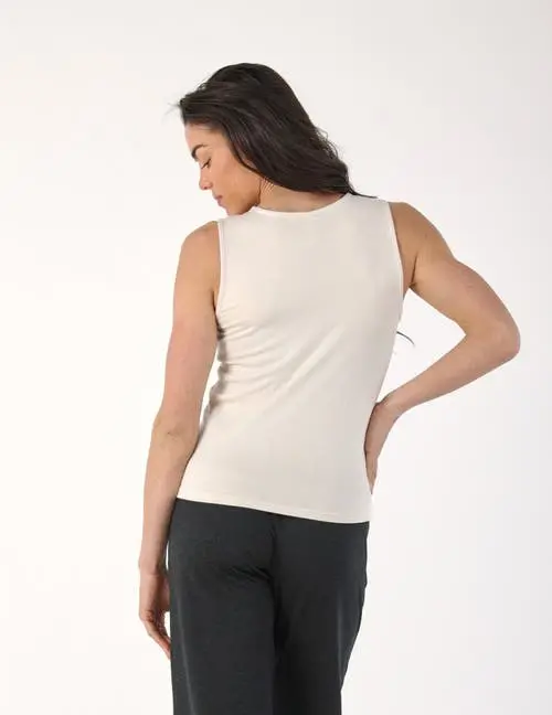 GLYDER Cassie Tank - Oatmilk