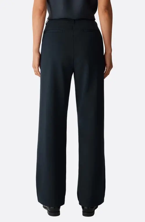 Eileen Fisher High Waist Straight Leg Pants - Maritime