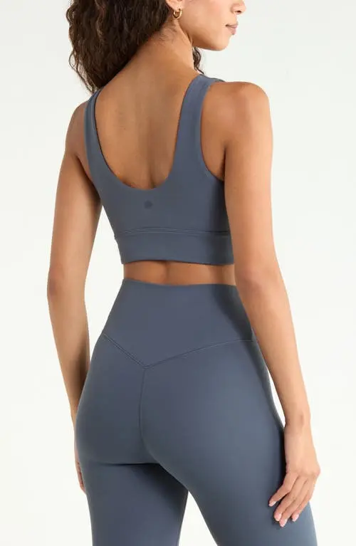 Zella Zen Twist Sports Bra - Navy Armada