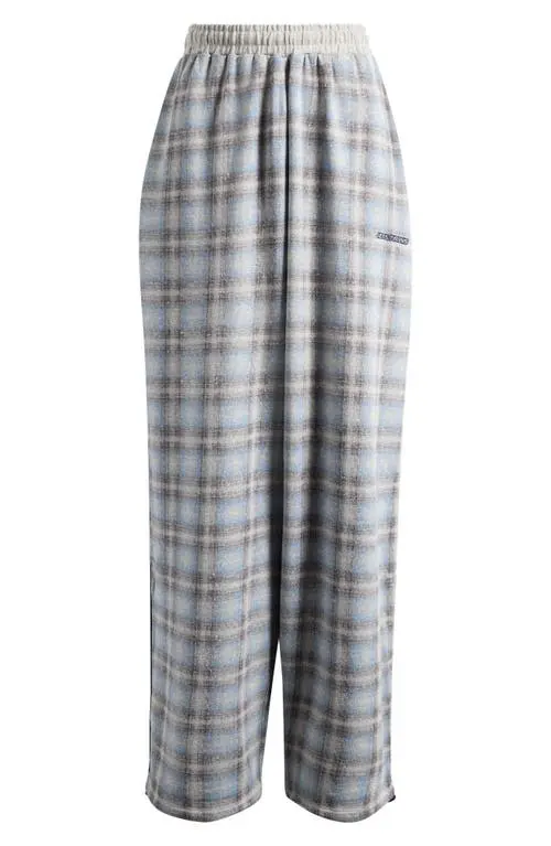 IETS FRANS Harri Cotton Fleece Wide Leg Sweatpants - Grey