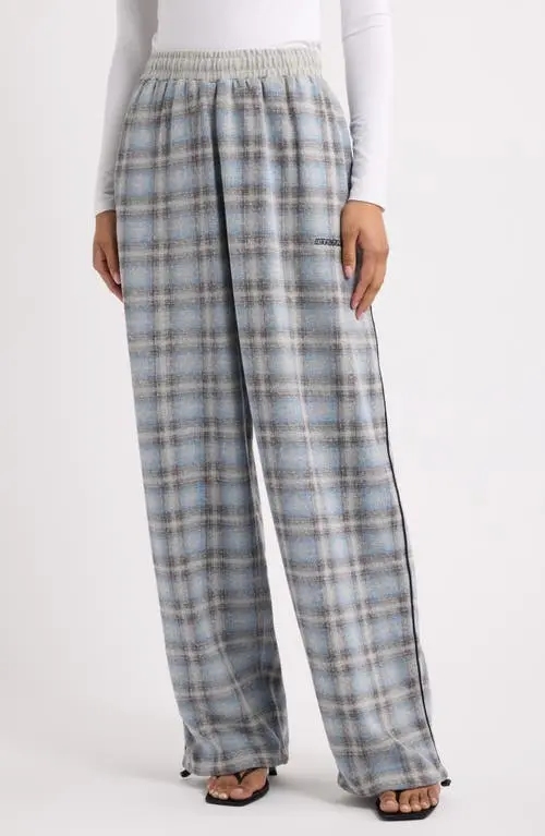 IETS FRANS Harri Cotton Fleece Wide Leg Sweatpants - Grey