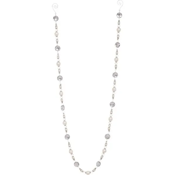 MARK ROBERTS Jeweled Pearl Bead Garland