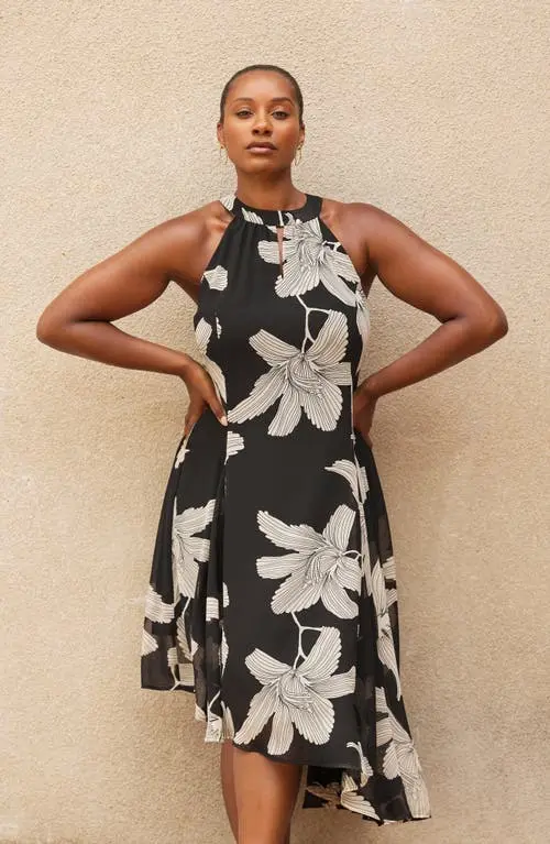 ESTELLE Astra Halter Dress