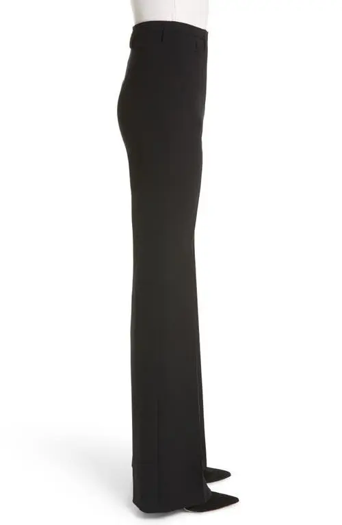 Akris Farrah Stretch Wool Flare Pants