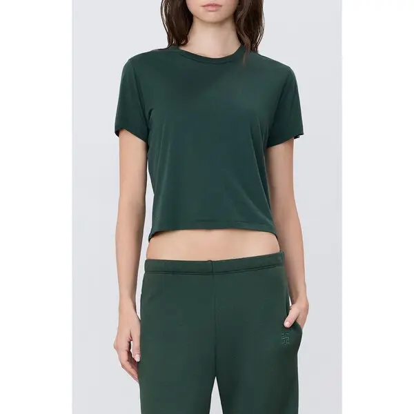 Eterne Short Sleeve Boxy T-shirt - Forest