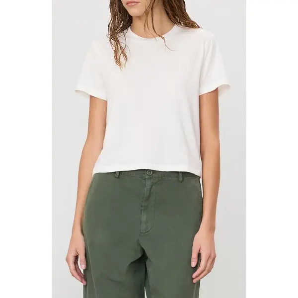 Eterne Short-sleeved Boxy T-shirt - Ivory