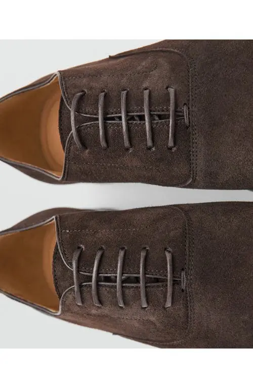 Mango Suede Cap Toe Oxford
