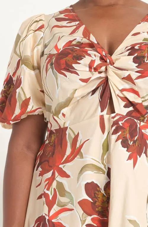 ESTELLE Adelia Cotton Midi Dress