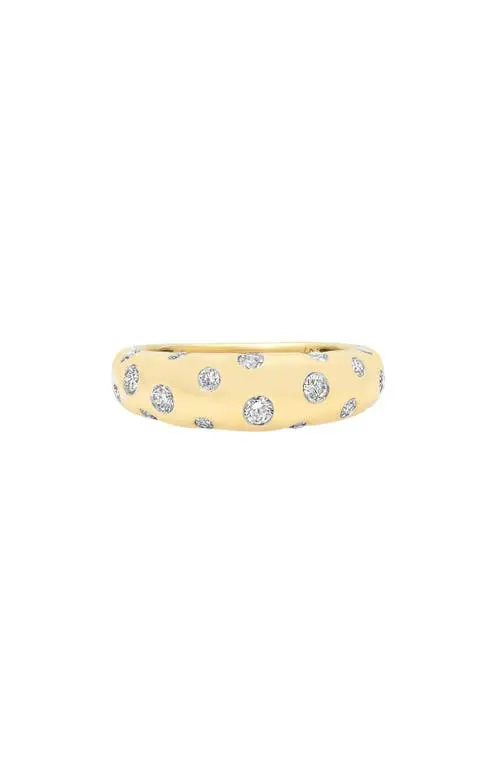 Sara Weinstock Bubble Diamond 18k Gold Band Ring - Yellow