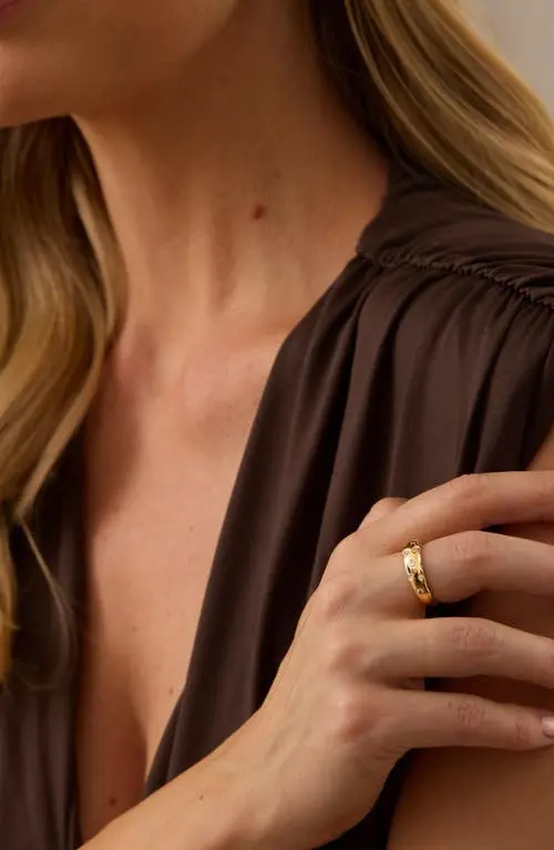 Sara Weinstock Bubble Diamond 18k Gold Band Ring