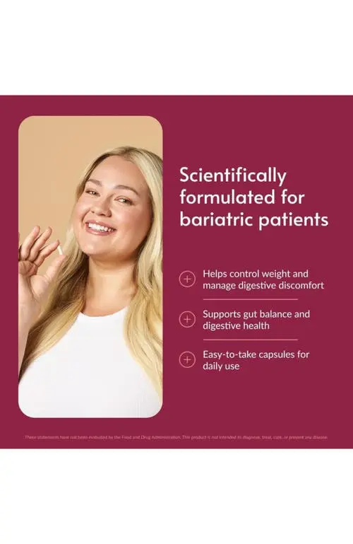 BARIATRIC ADVANTAGE Floravantage Control Probiotic Digestive Health Supplement 30 Count