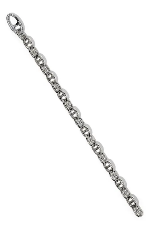 Nadri Celine Anchor Link Bracelet - Rhodium