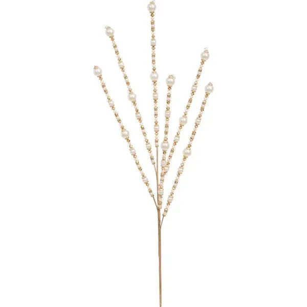 MARK ROBERTS Elegant Pearl Stem Spray