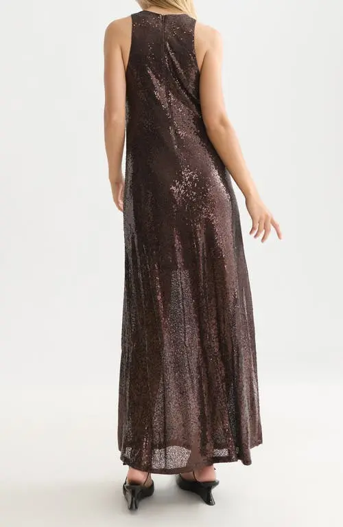 Scotch & Soda Sequined Maxi Dress