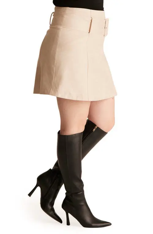 ESTELLE Rowan Belted Miniskirt