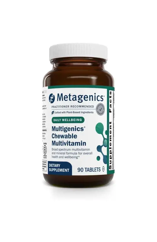 METAGENICS Multigenics Chewable Orange Flavor Multivitamin Supplement 90 Servings - None