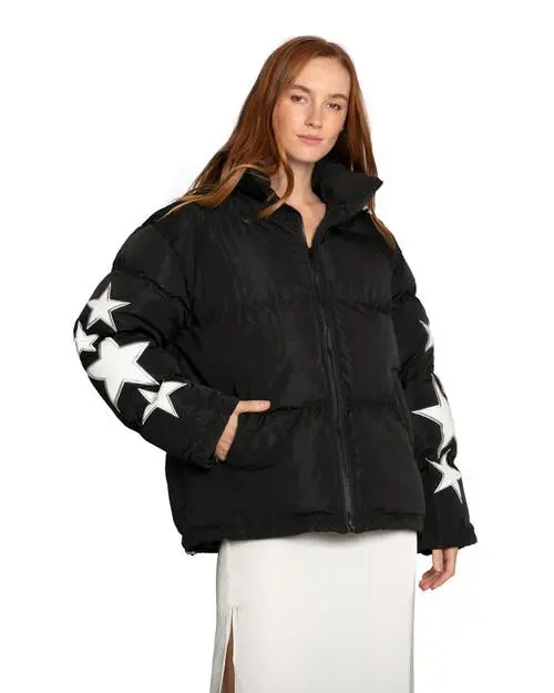 BELLE & BLOOM A Star Is Born Puffer Jacket - Black