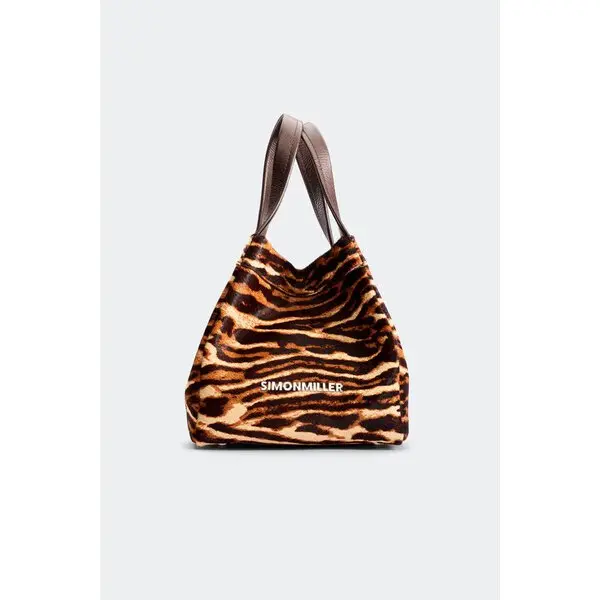 SIMONMILLER Haircalf Quad Bag - Abstract Cheetah